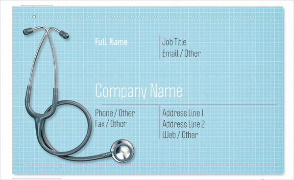 26+ Medical Business Card Templates - PSD, Publisher,Ms Word
