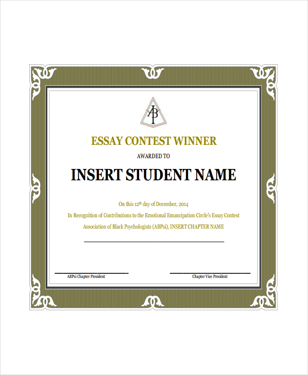 24+ Winner Certificate Templates in Illustrator | InDesign | MS Word ...