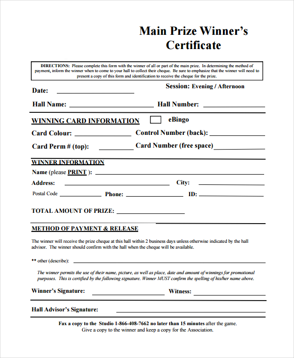 24+ Winner Certificate Templates in Illustrator | InDesign | MS Word ...