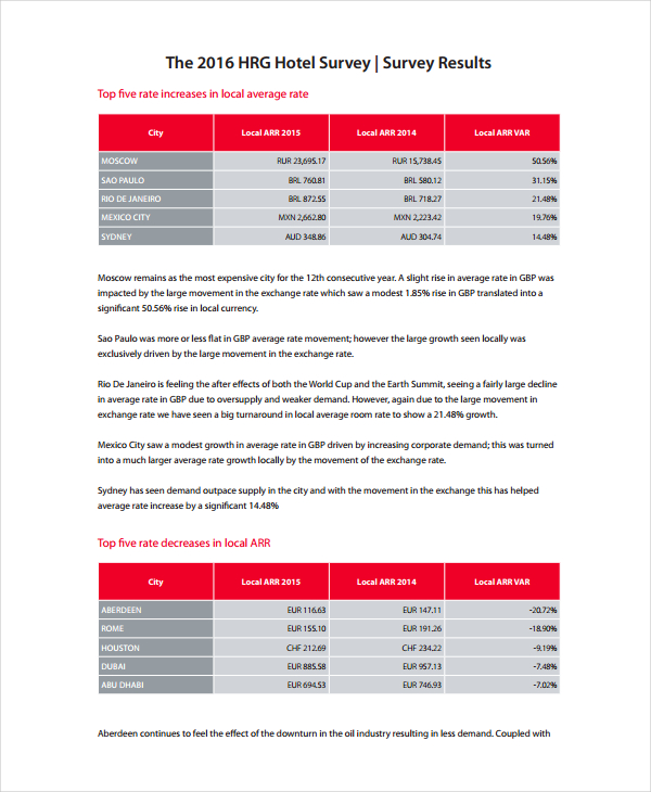 Business Survey Template - 10+ Free Word, PDF Document DoWnloads