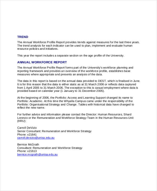 HR Report Template - 25+ Free Word, PDF, Apple Pages, Google Docs ...