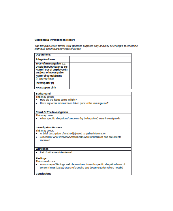 HR Report Template - 25+ Free Word, PDF, Apple Pages, Google Docs ...