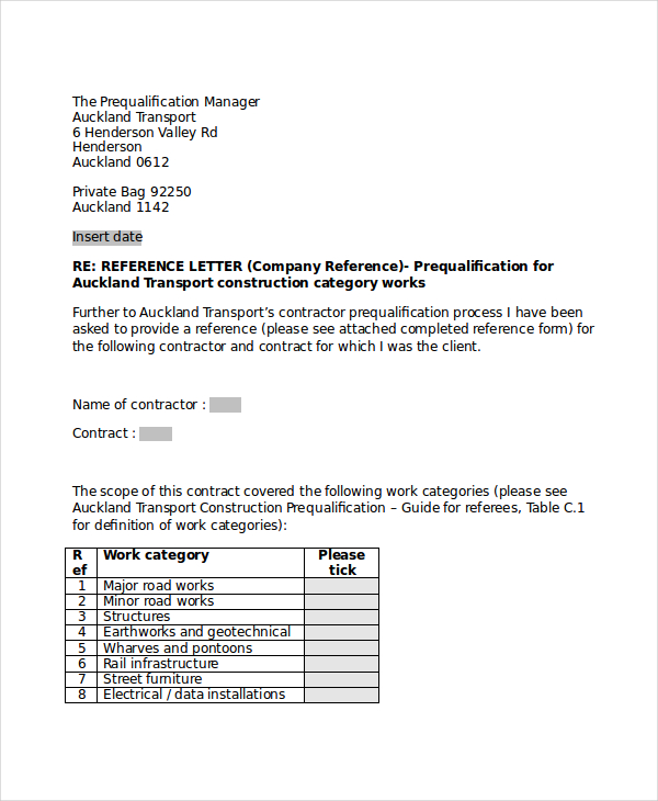 10+ Sample Business Reference Letter Templates - PDF, DOC
