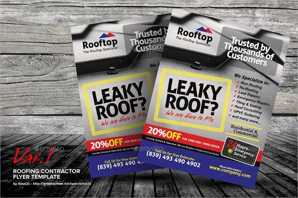 Roofing Flyers Templates Free Arts Arts
