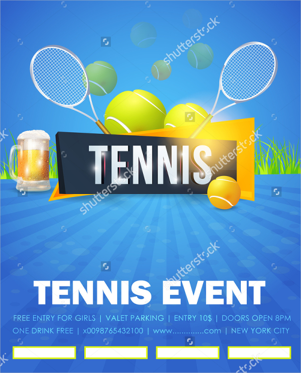 Tennis Flyer Template Free