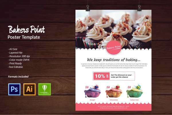 30+ Bakery Templates - PSD, MS Word, Publisher