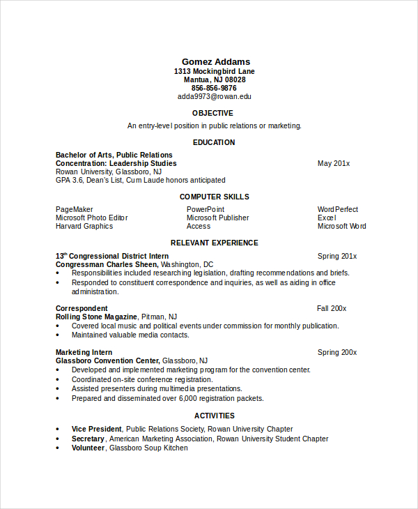 20+ Engineering Resume Templates - PDF, DOC