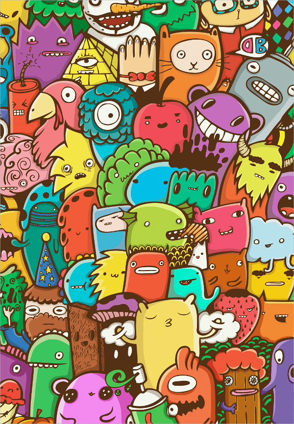 21+ Imaginative Doodle Art Designs
