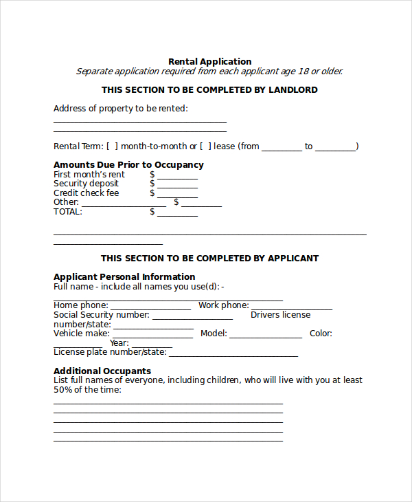 12 Sample Rental Reference Letter Templates In Word Google Docs 