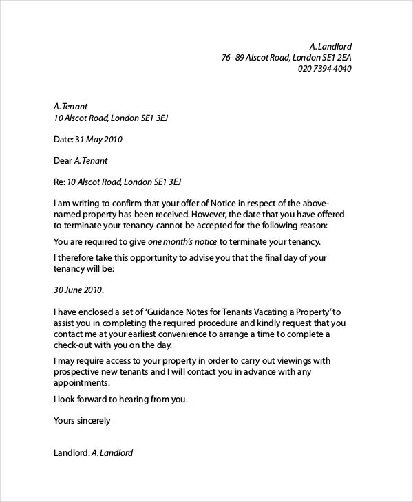 Tenant Reference Letter For A Friend Cover Letter Template