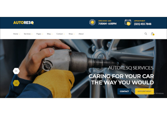 25+ Auto Repair Website Themes & Template