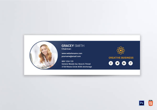 94+ Responsive Email Signatures - PSD, HTML