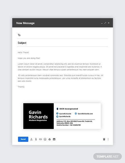 94+ Responsive Email Signatures - PSD, HTML
