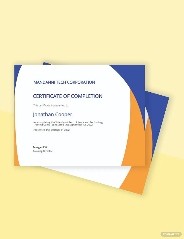 Free Certificate Template - 34+ Free Word, PDF Documents Download