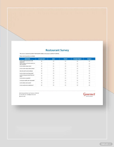 Excel Survey Template - 9+ Free Excel Documents Download