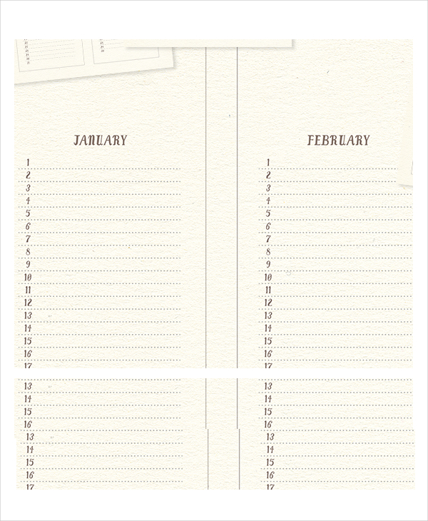 Perpetual Calendar - 11+ Free PDF, PSD Documents Download