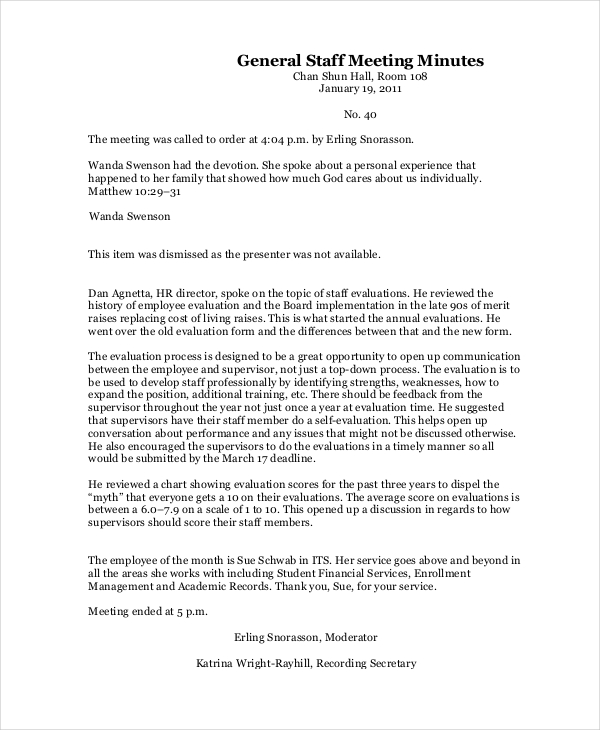 Meeting Minutes Template 13 Free Word PDF PSD Documents Download