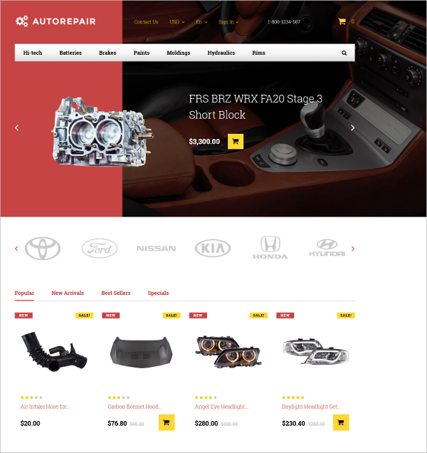 25+ Auto Repair Website Themes & Template