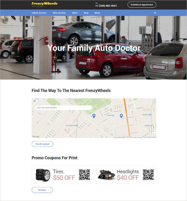 25+ Auto Repair Website Themes & Template