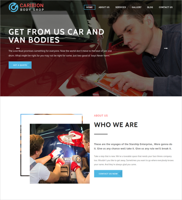 25+ Auto Repair Website Themes & Template