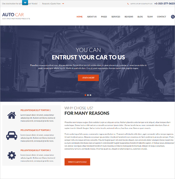 25+ Auto Repair Website Themes & Template