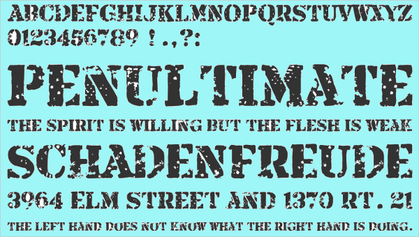 20+ Stencil Fonts - Free OTF, TTF Format Download