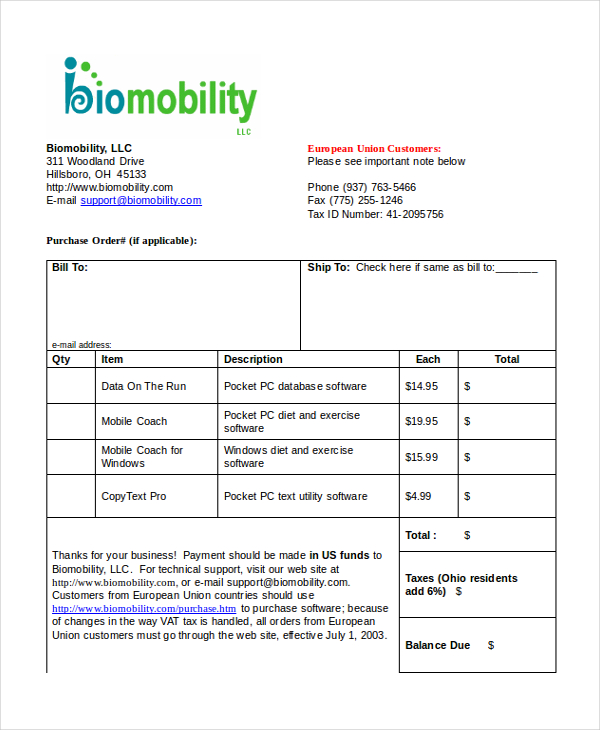 Sole r Invoice Template DocTemplates