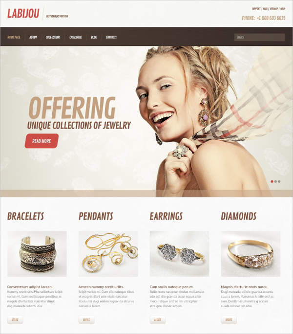 23+ Jewelry Website Themes & Templates