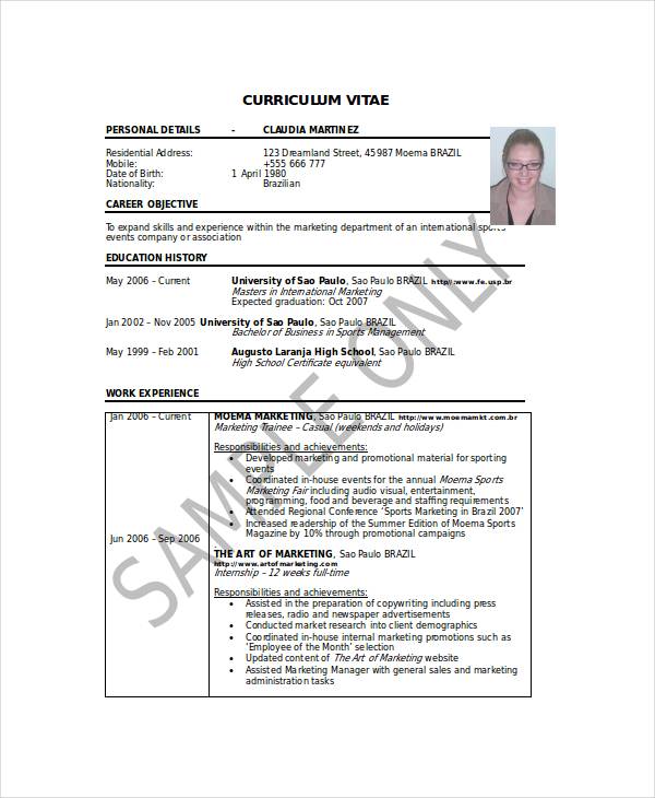 Parse Resume - 4+ Free Word, PDF Documents Download