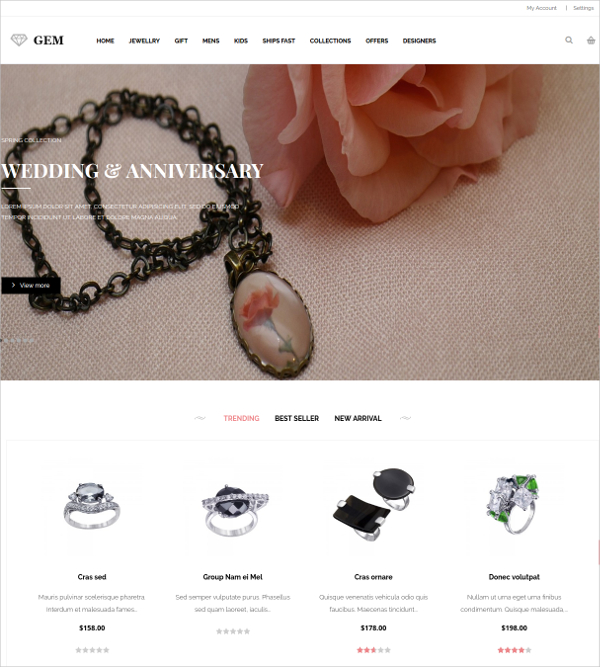 23+ Jewelry Website Themes & Templates