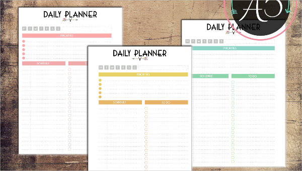 7 College Daily Planner Templates Free Sample Example Format