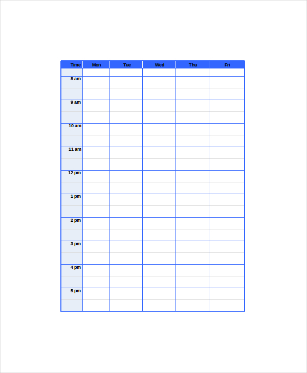 4 Daily Task Planner Templates Free Sample Example Format