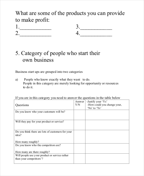 Business Plan Templates - 14+ Free Word, PDF Document Downloads