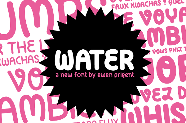 14+ Water Fonts - Free OTF, TTF Format Download