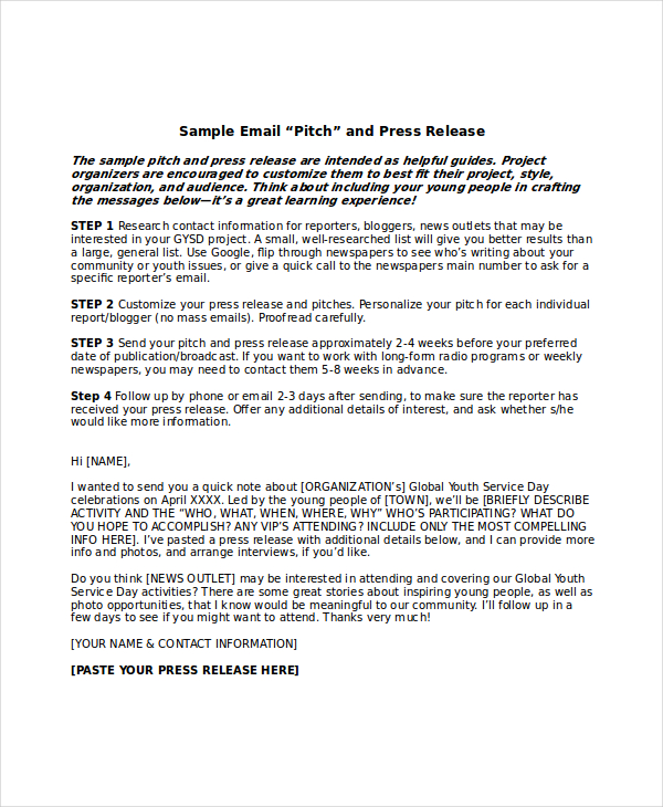 Press Release Template - 21+ Free Word, PDF Document Downloads