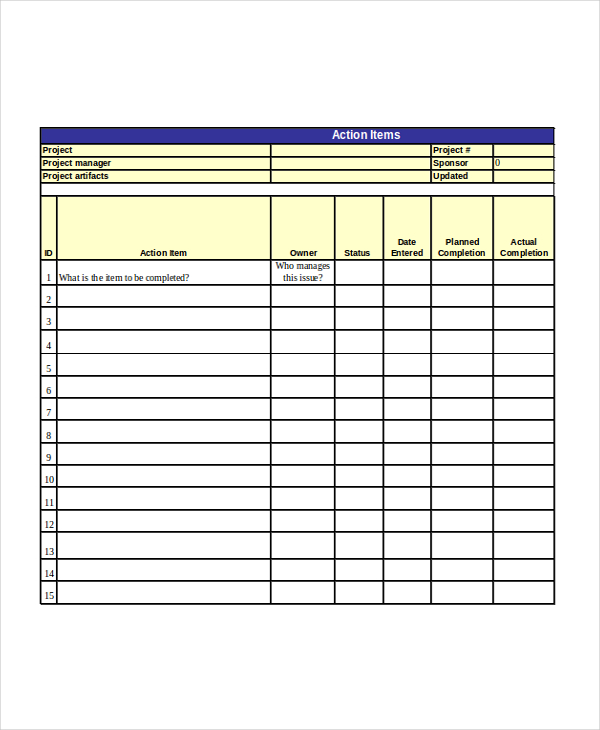 Excel Project Plan Template 10 Free Excel Document Downloads Free Premium Templates