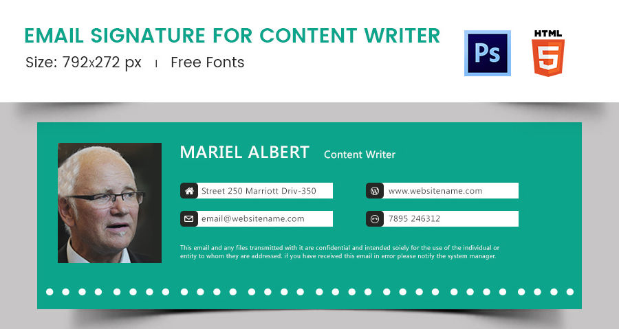 96+ Responsive Email Signatures | Free & Premium Templates