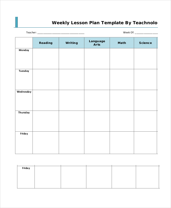 Dcps Lesson Plan Template Sample Professionally Designed Templates
