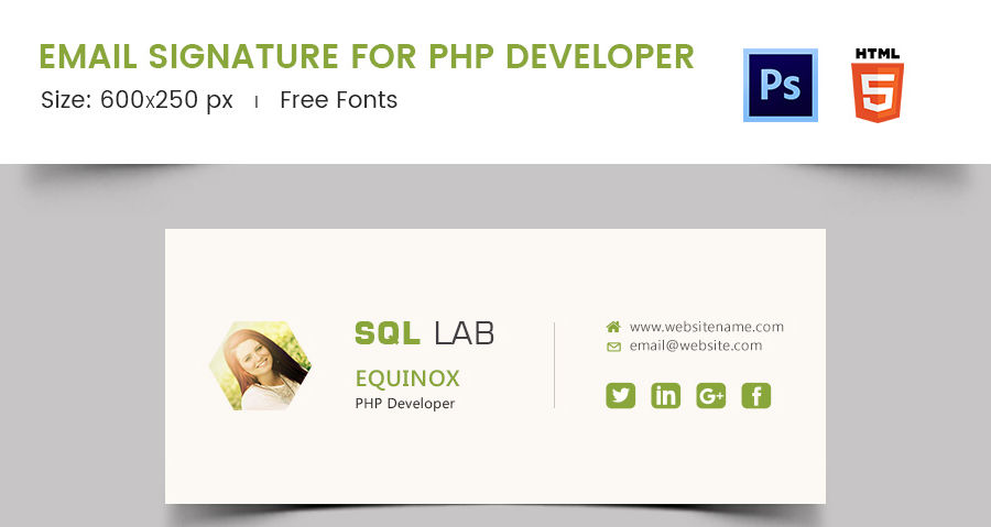 96+ Responsive Email Signatures | Free & Premium Templates