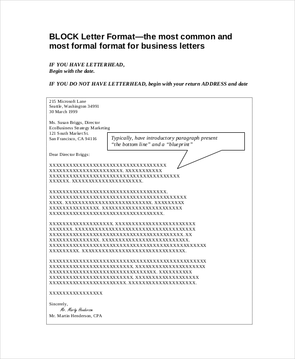 15+ Formal Letter Formats - PDF, DOC, Apple Pages, Google Docs