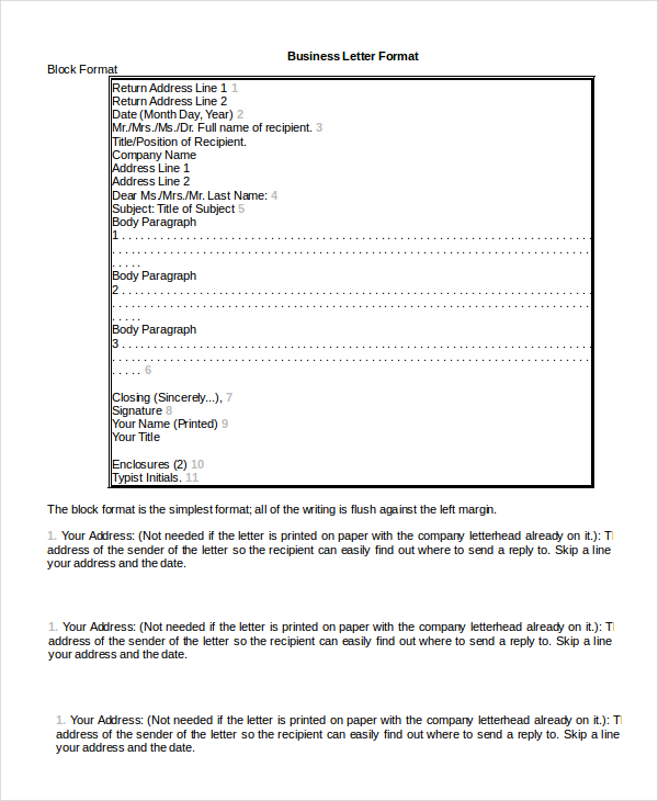 15+ Formal Letter Formats - PDF, DOC, Apple Pages, Google Docs