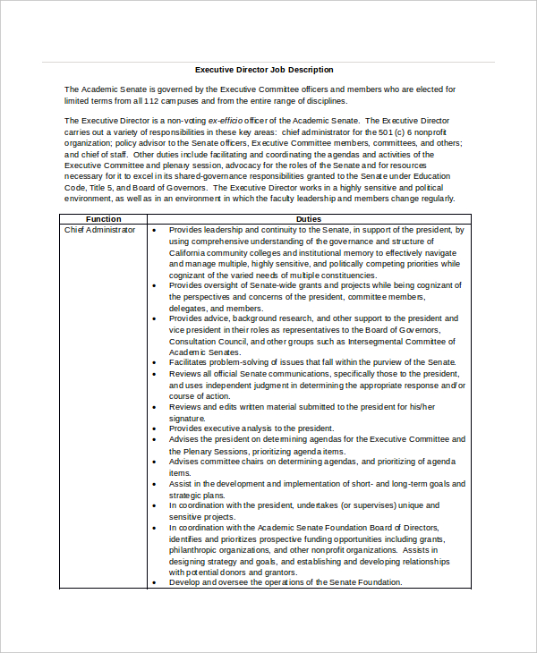 19+ Job Description Templates - PDF, Docs