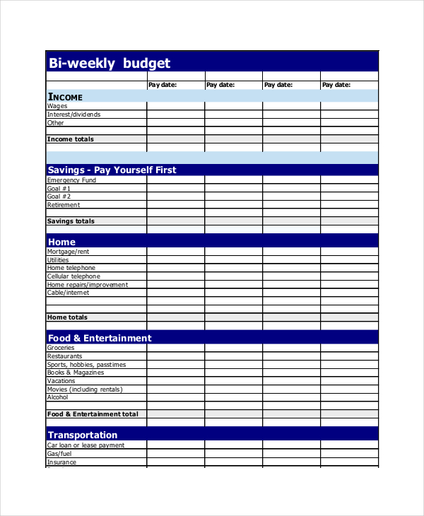 Budget Planner Template Free Printable Printable Templates