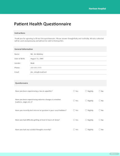 32+ Questionnaire Templates in Word Format