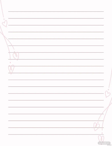 Lined Paper - 18+ Free Word, PDF, PSD Documents Download