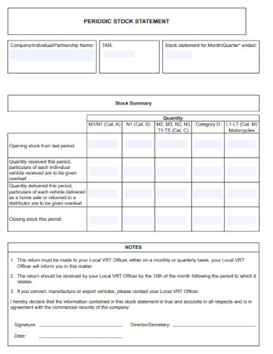 Free Stock List Template - 12+ Word, Excel, PDF Documents Download