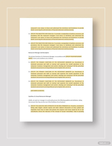 Word Manual Template - 33+ Free Word Documents Download