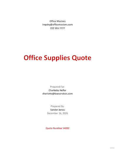 32+ Quotation Templates - Word, PDF, Apple Pages, Google Docs