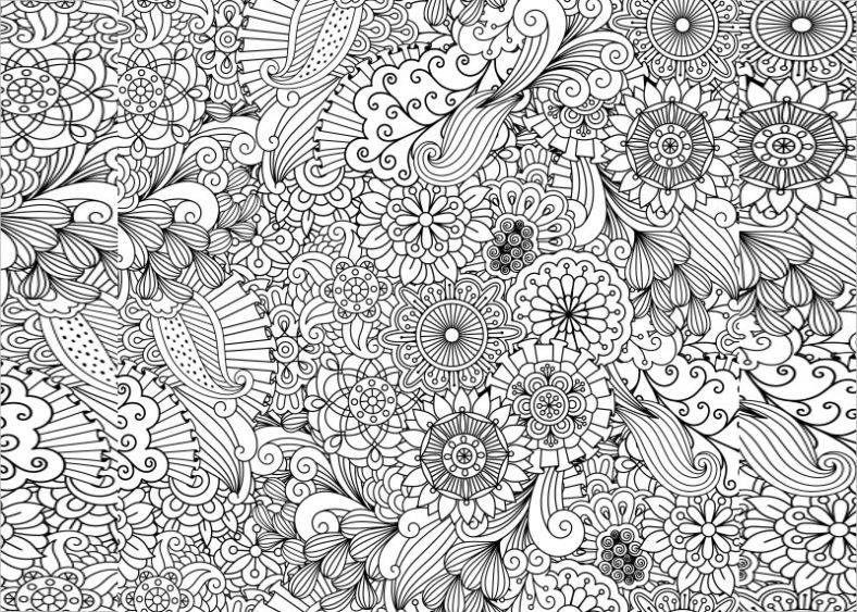24+ Zentangle Patterns - PSD, AI, EPS