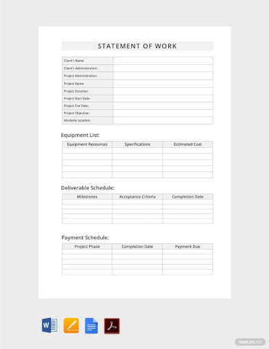 Statement Template - 32+ Word, Excel, PDF Documents Download
